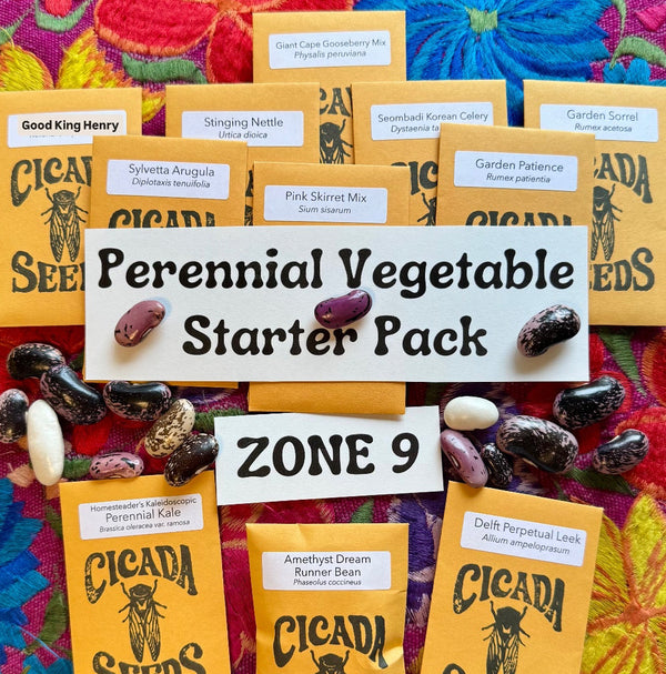 Zone 9 Perennial Vegetable Starter Pack – Cicada Seeds